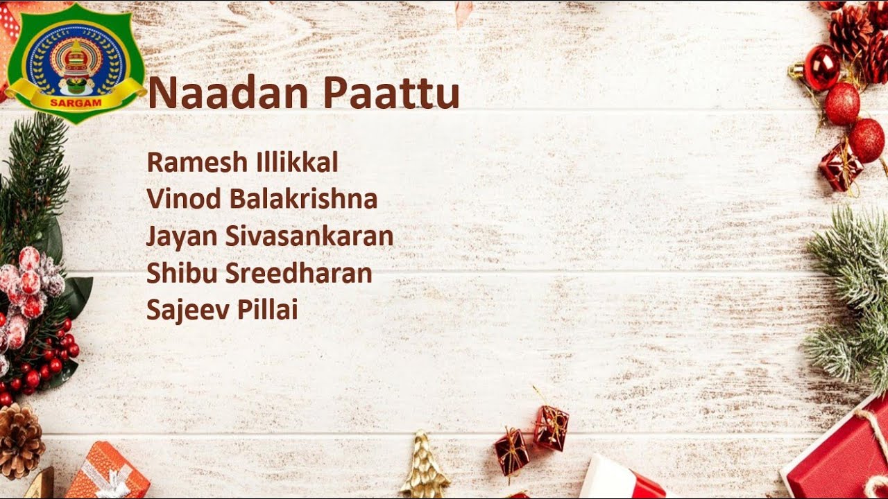 Christmas2024-Naadan Paattu - YouTube