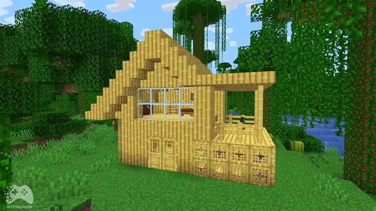 Zbudowałem dom z bambusa w minecraft 1.20. - YouTube