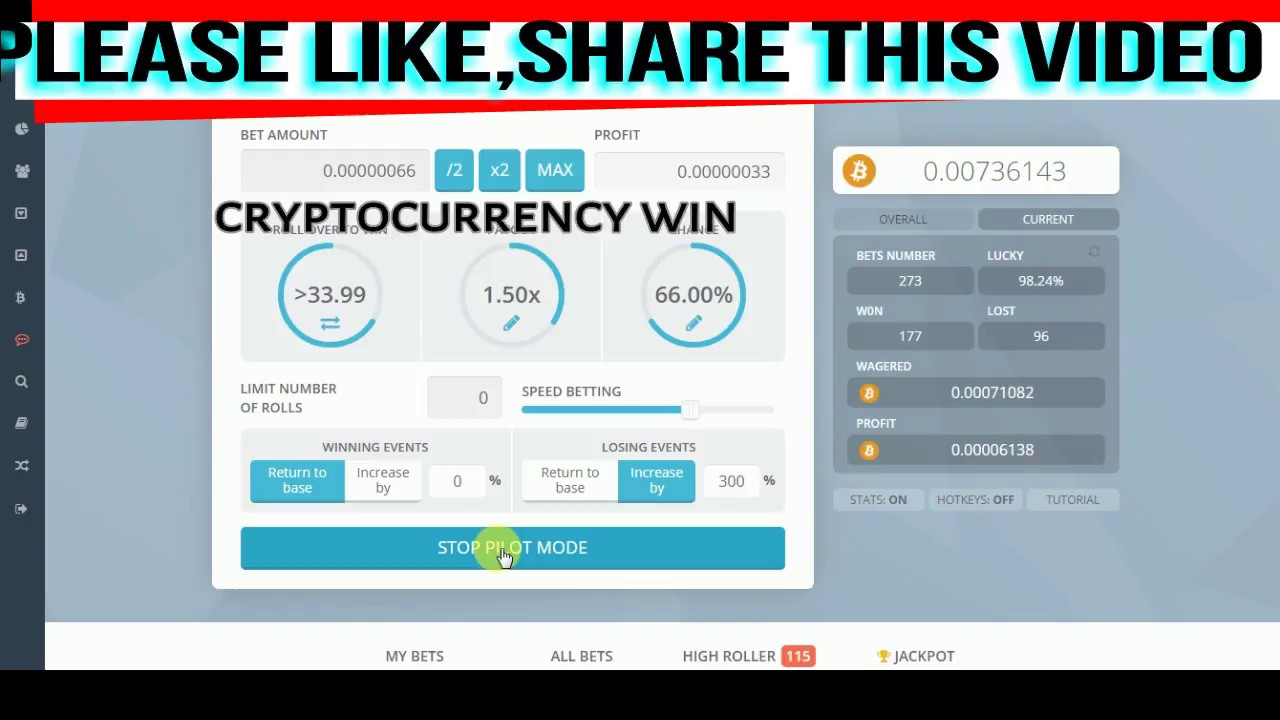 Bitsler 0-113170 satoshi live 2018 (without no bot no softwer) Bitsler Trick - YouTube