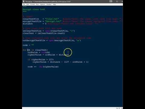 Python simple encrypt/decrypt solution - YouTube