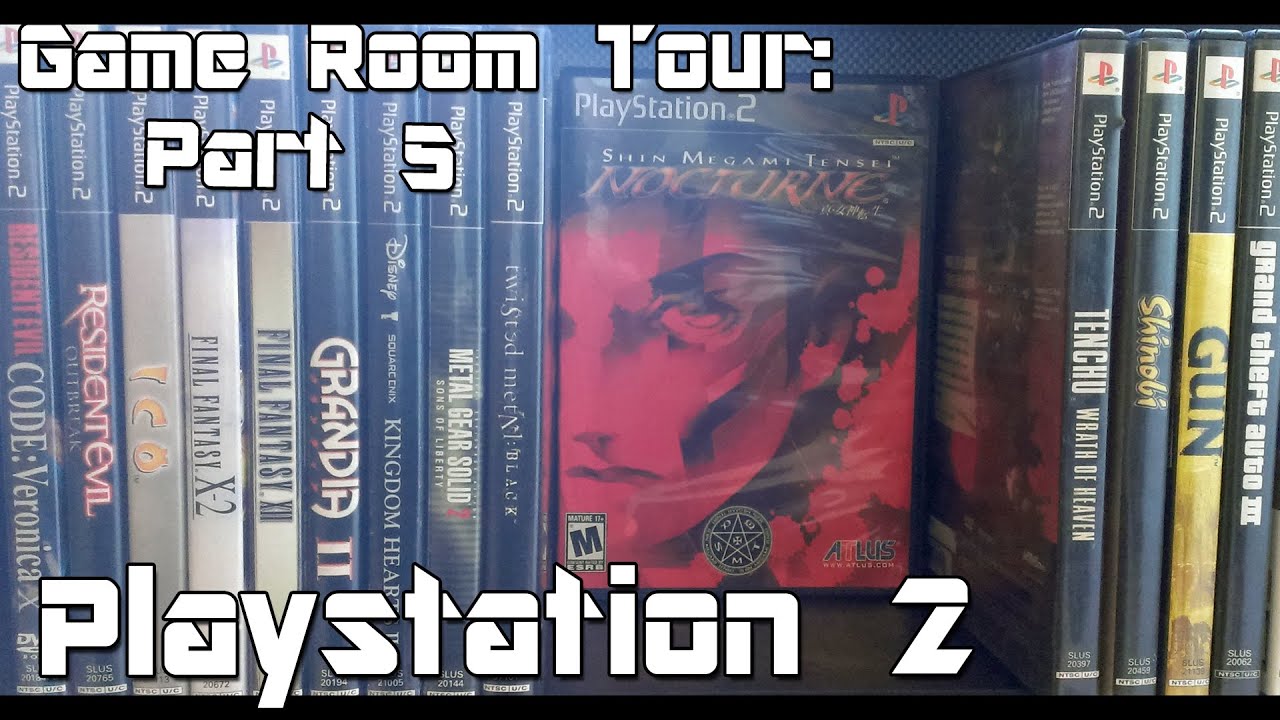 Game Room Tour: Part 5 "Playstation 2 Collection" Video Game Collecting ...