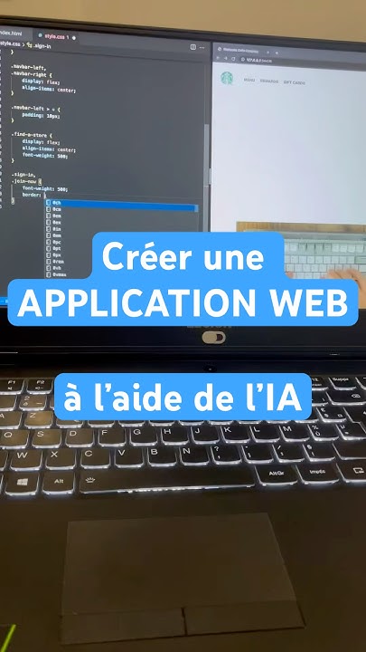 Créer une application web sans savoir coder #astucespc #ia #siteinternet - YouTube