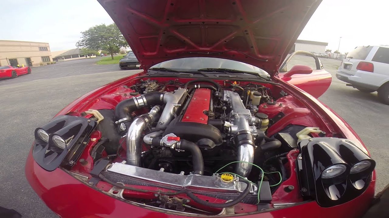 Elite auto center 1jzgte vvti Mazda RX7 walk around with Start up - YouTube