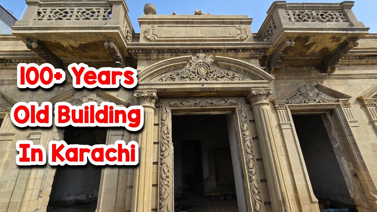 A Beautifull 100+ years old heritage building in Karachi - YouTube