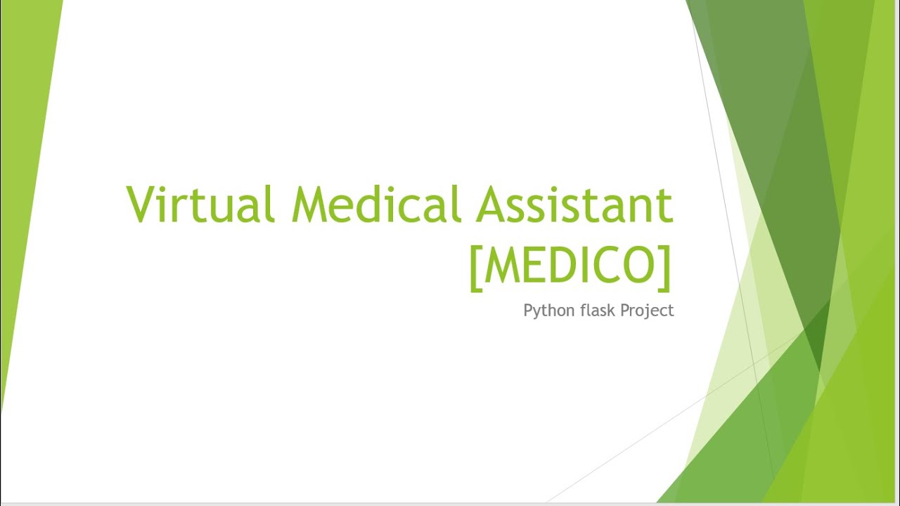 Python Flask Project Virtual medical Assistant | Web development ...