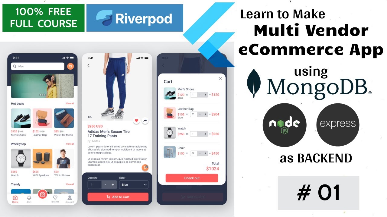 Flutter Node Js Express Mongodb Multi Vendor App With Admin Web Panel 9896