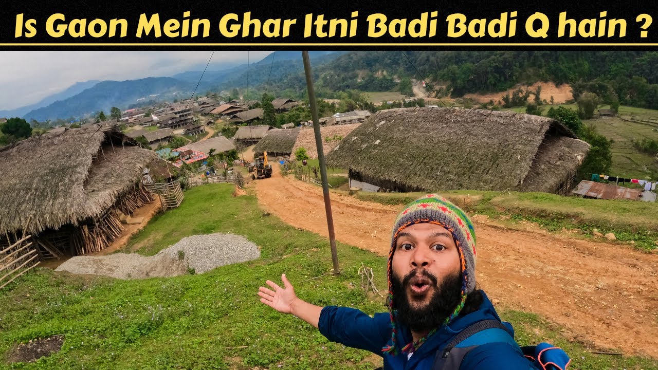 Exploring Largest Galo Tribal Village | Galo Tribal Village Life ...