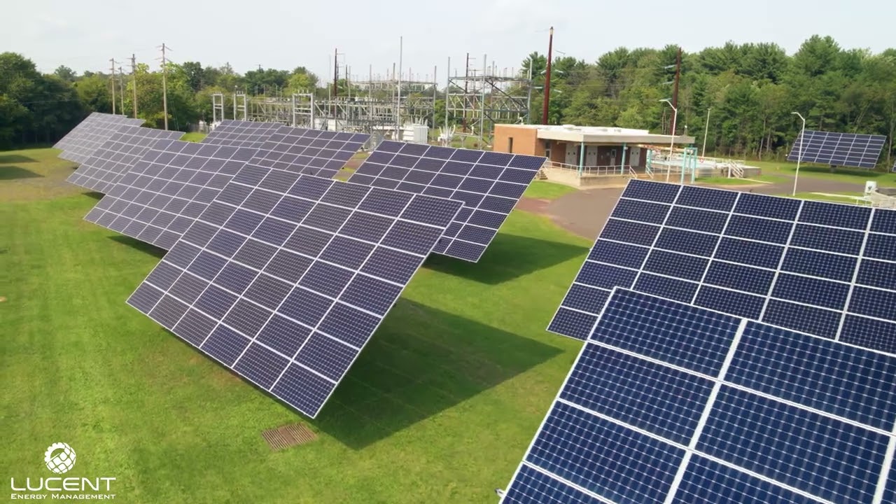 Lucent Energy Management - Lansdale Electric - Solar Electric Dual Axis Tracking System - YouTube