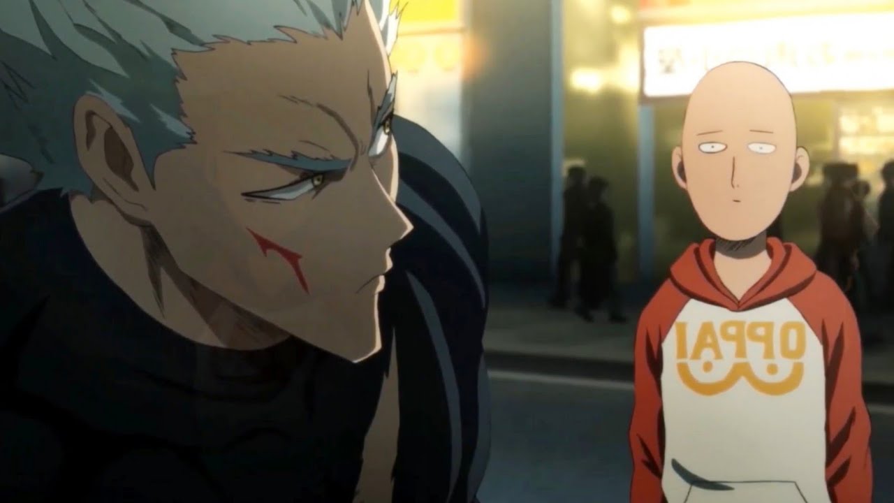 Saitama Vs Garou FULL FIGHT || one punch man - YouTube