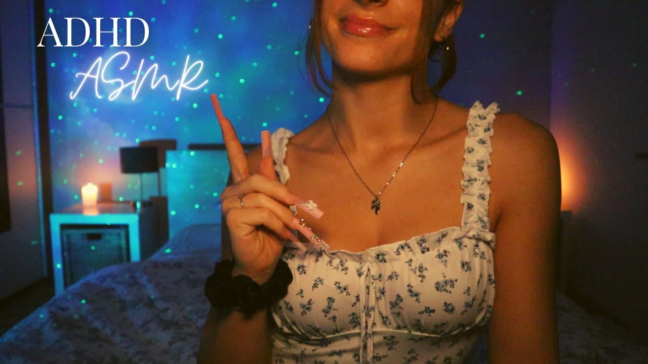 ASMR for People with ADHD (Fast-Paced Focus Triggers with XXL Nails ...