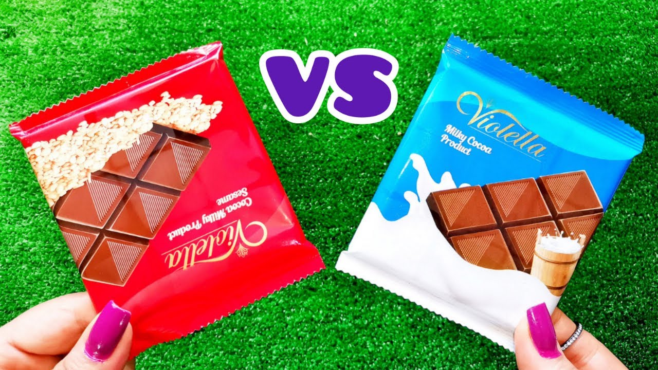 lots of candies😜BLUE chocolate 🔵VS🔴 RED chocolate,which one?🍫 - YouTube