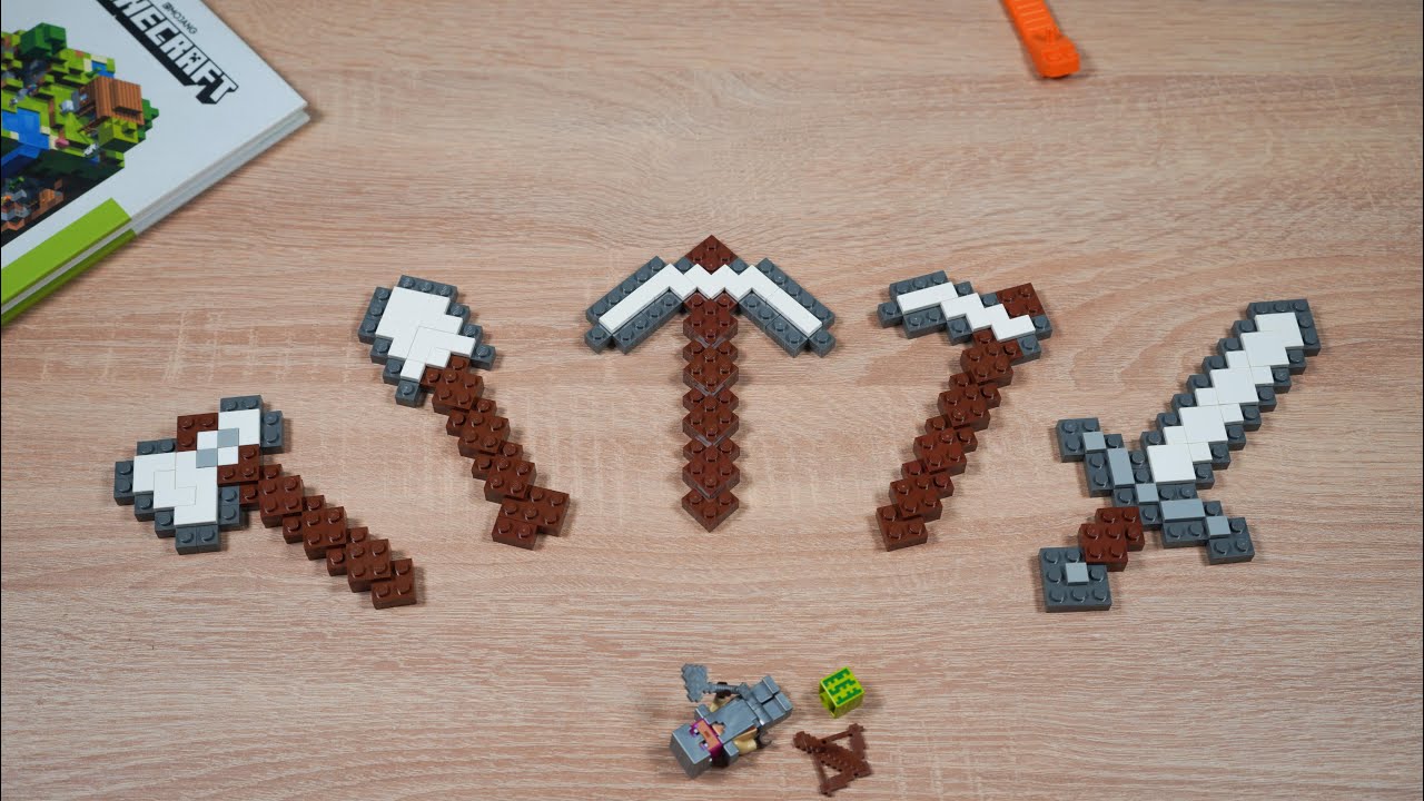 I made All LEGO Minecraft Iron Tools - YouTube