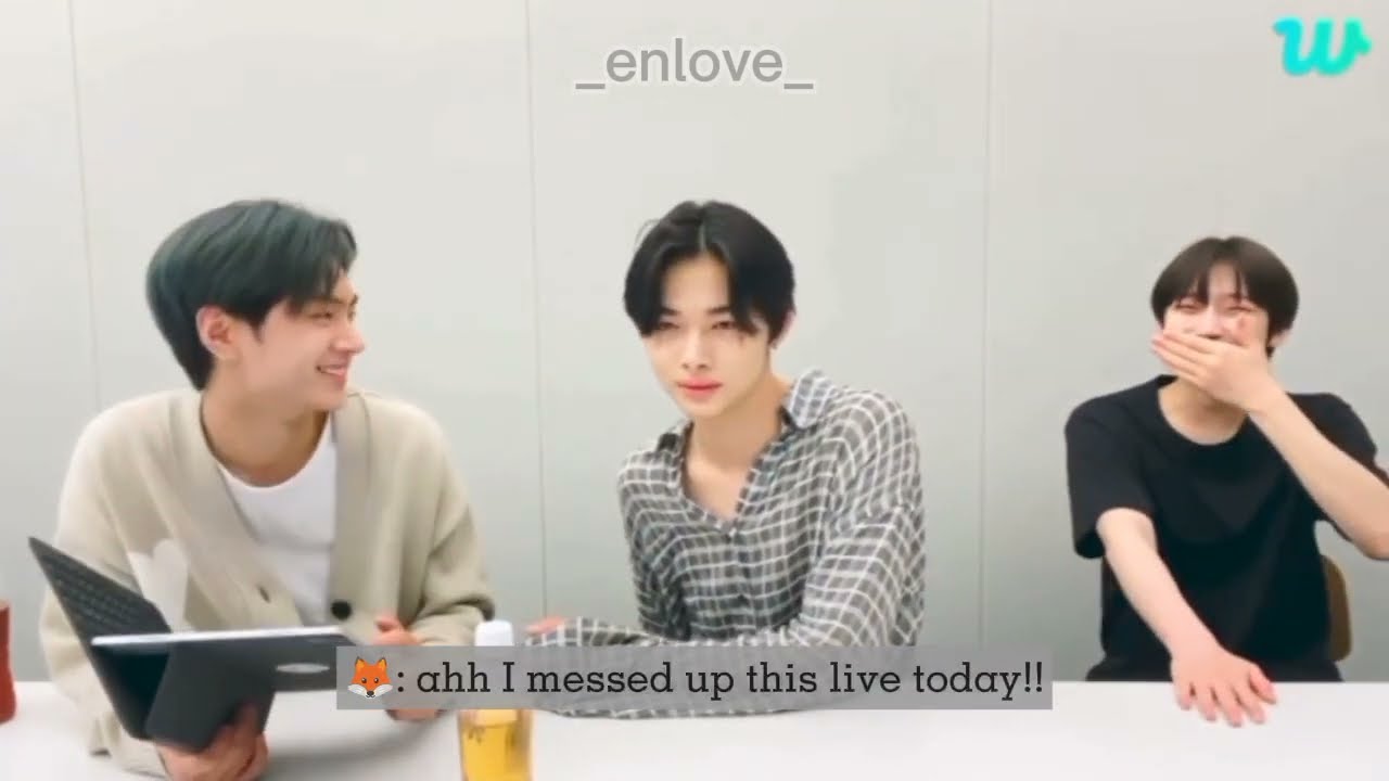 SUNOO being sassy | ENHYPEN WV Live cuts | 8.8.2022 [ENG SUB] - YouTube