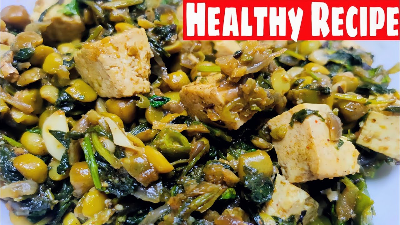 Palong paneer recipe in Bengali|Motorshuti Paneer Recipe|Palak Paneer ...