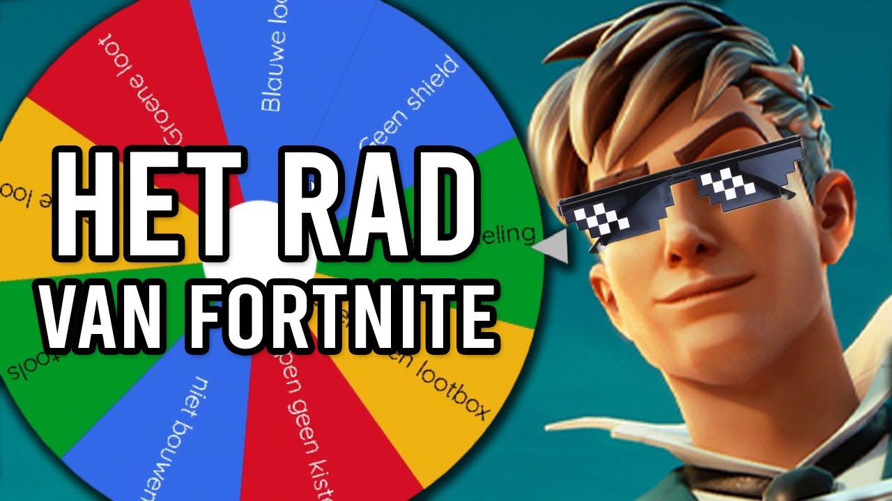 HET RAD BEPAALD MIJN FORTNITE POTJES - Totaal Brarri - YouTube