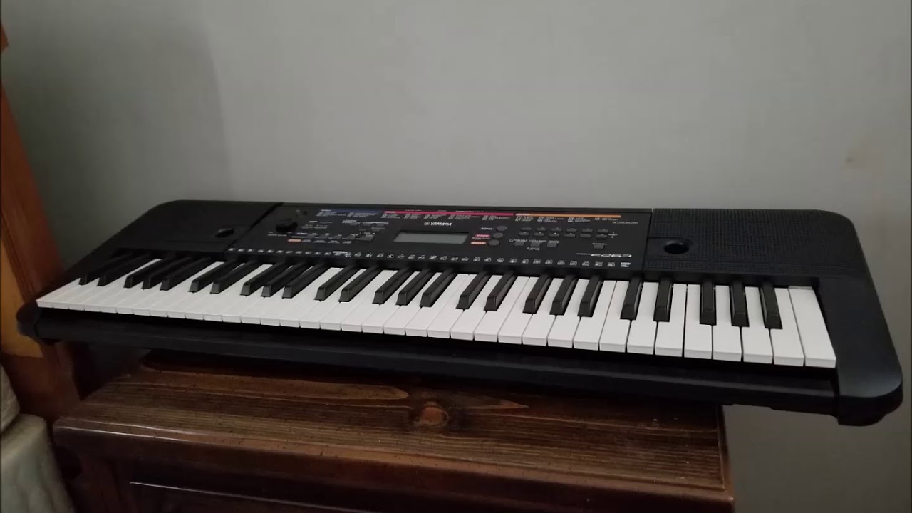 Yamaha PSR-E263 Built in Songs (1-25) - YouTube