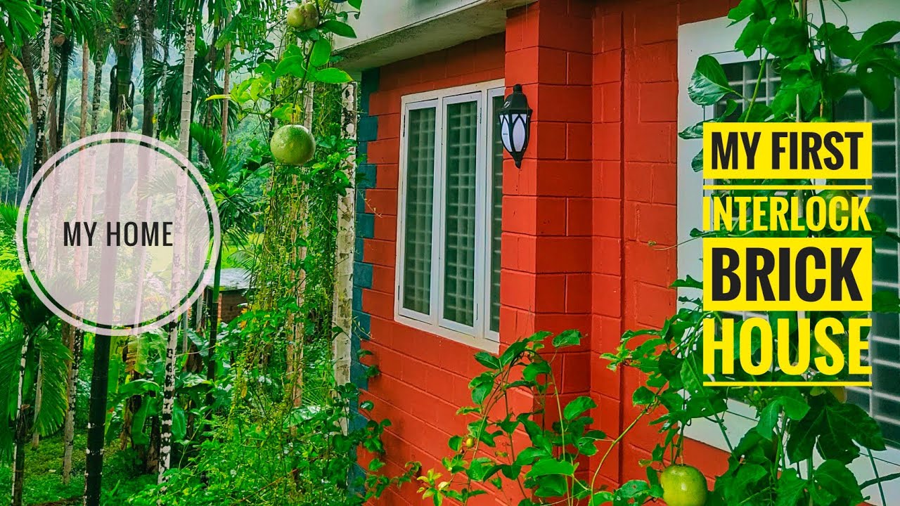 Low cost interlocking brick House|Eco-friendly natural home | building ...