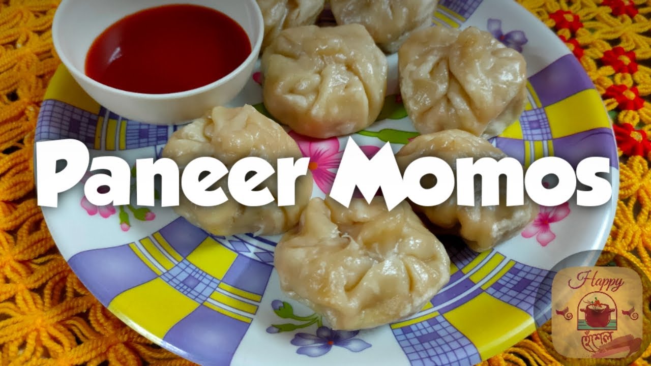 Paneer Momos | Steamed Momos | Veg Paneer Momo Recipe - YouTube