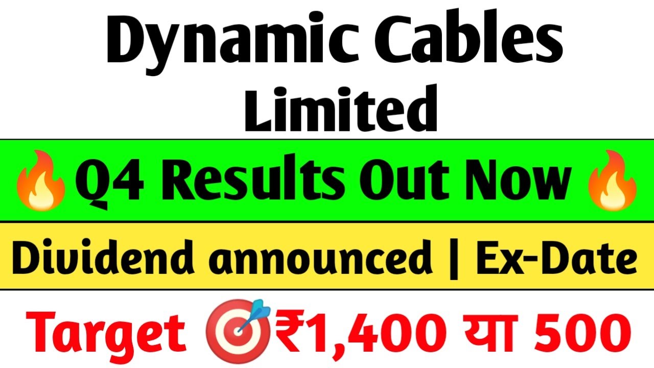 Dynamic Cables Q4 Results 2025 | dynamic cables Results today, dynamic ...