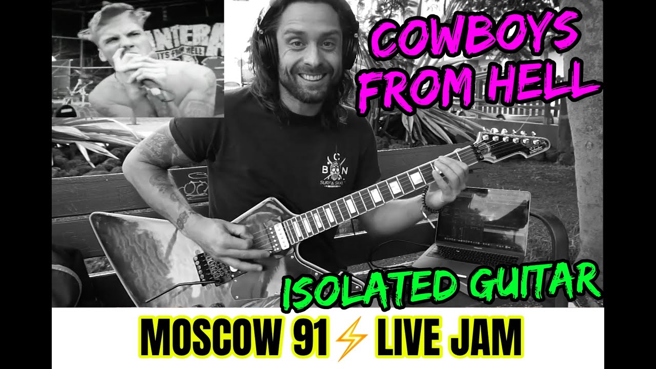 PANTERA - COWBOYS FROM HELL / Moscow Show Jam 🔥 live playthrough by ...