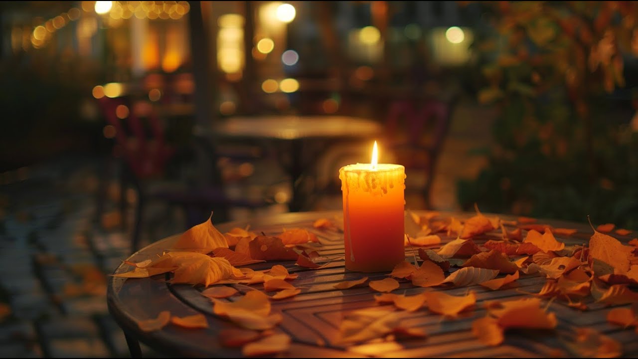 Cozy Night Jazz ☕ | Calm Piano & Guitar Music for Autumn Evenings - YouTube