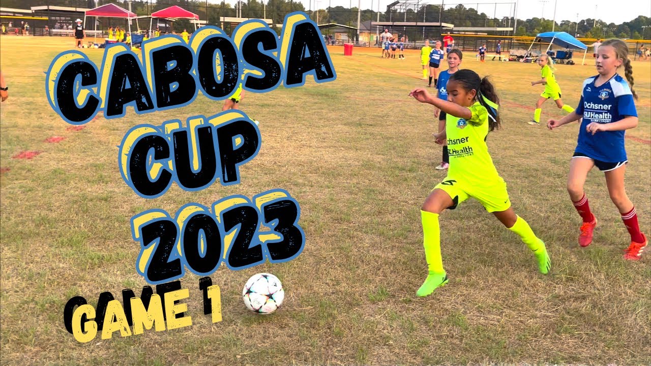 **NEW** SOCCER GAME 2023/2024 SEASON U10 GIRLS Cabosa Cup Tournament ...