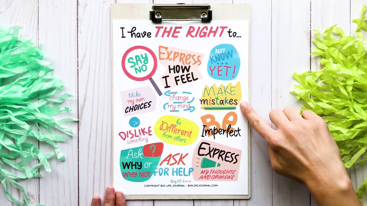 A Poster for Raising Assertive Kids - YouTube