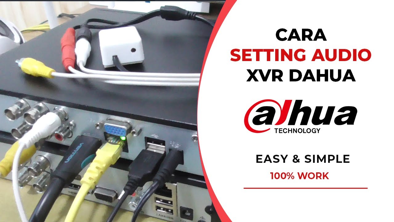 Cara Setting Mic Audio Pada XVR Dahua | Setting Audio DVR Dahua - YouTube