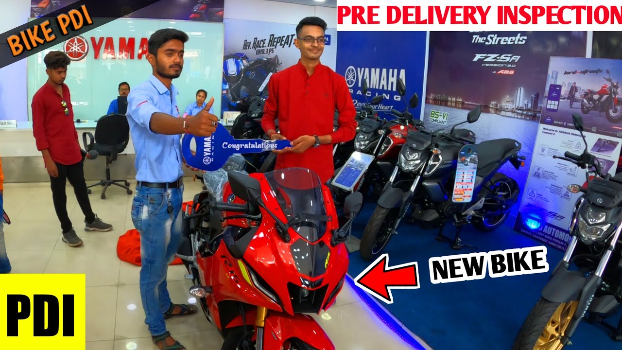 PRE DELIVERY INSPECTION OF MY NEW BIKE | PDI 🥳 - YouTube