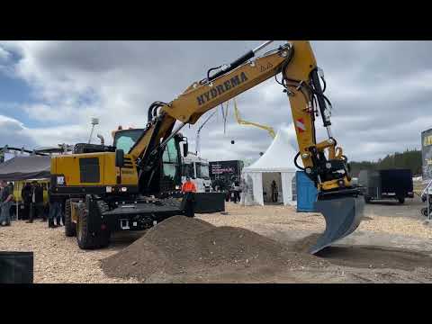 Hydrema MX17 G-Series wheeled excavator Maxpo 2022