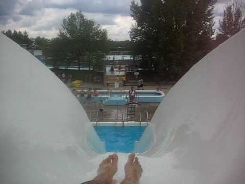 Wild Water Kingdom Devil's Drop first person view - YouTube