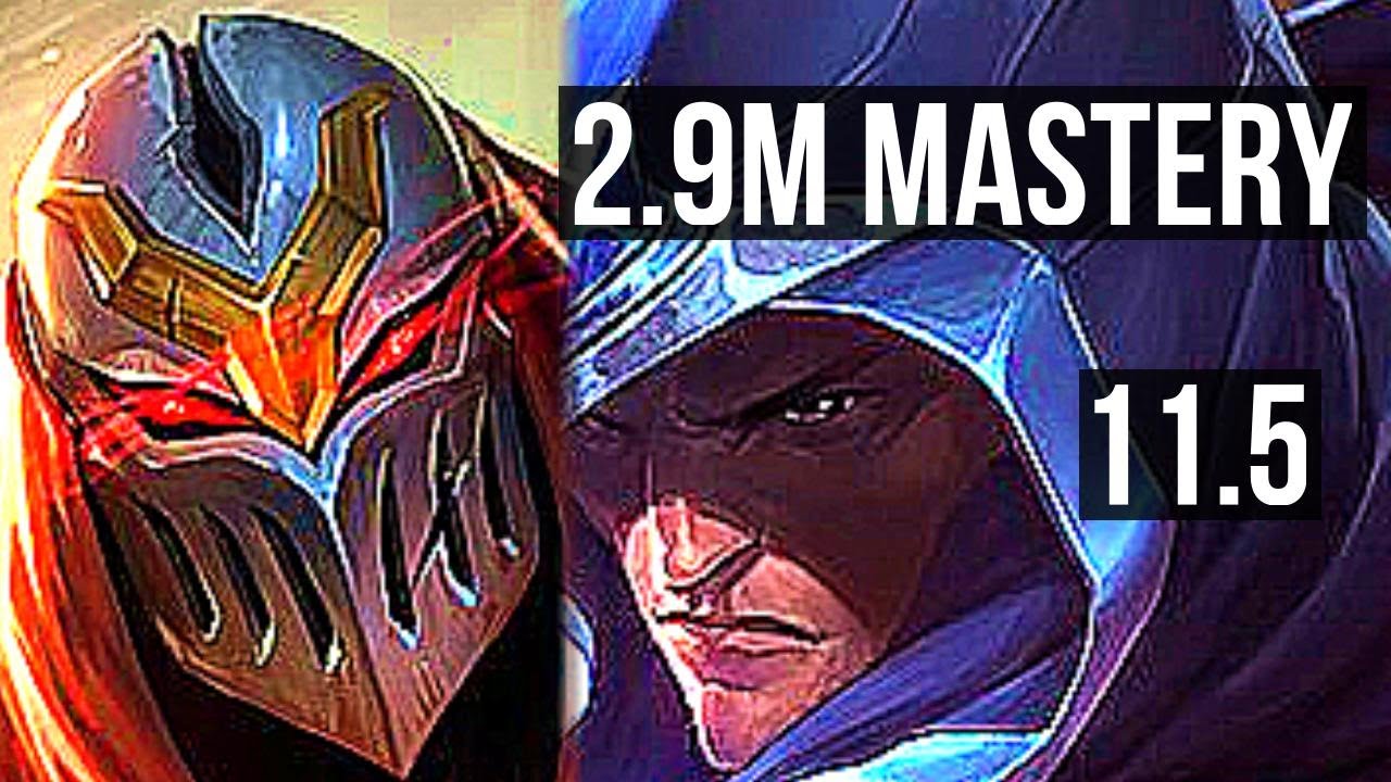 ZED vs TALON (MID) | 2.9M mastery, Rank 6 Zed, 1800+ games, 5/1/7 | EUW ...
