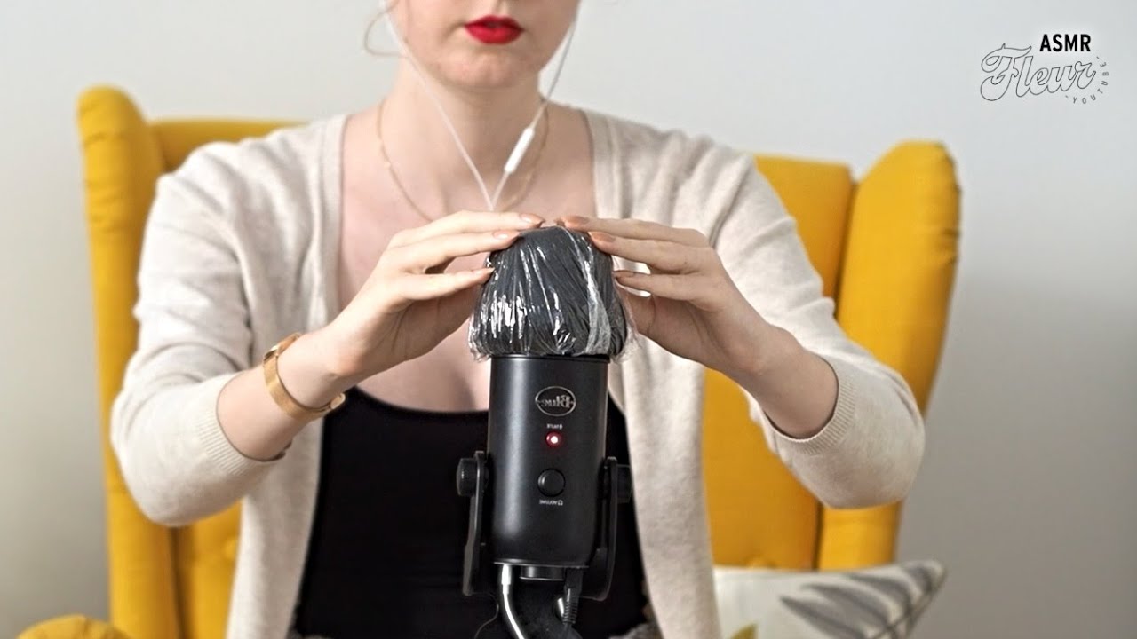 ASMR Crinkly Microphone | Plastic Crinkles (no talking) - YouTube