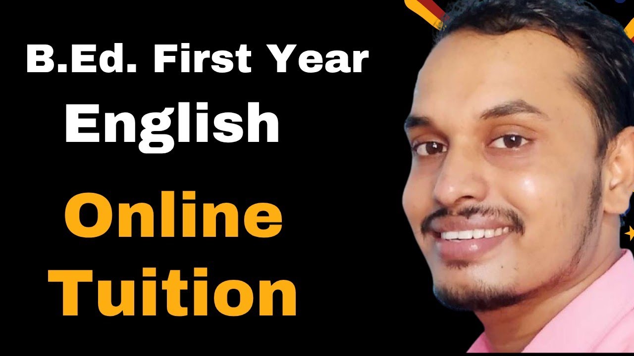 B.ed first year English Online Tuition - YouTube