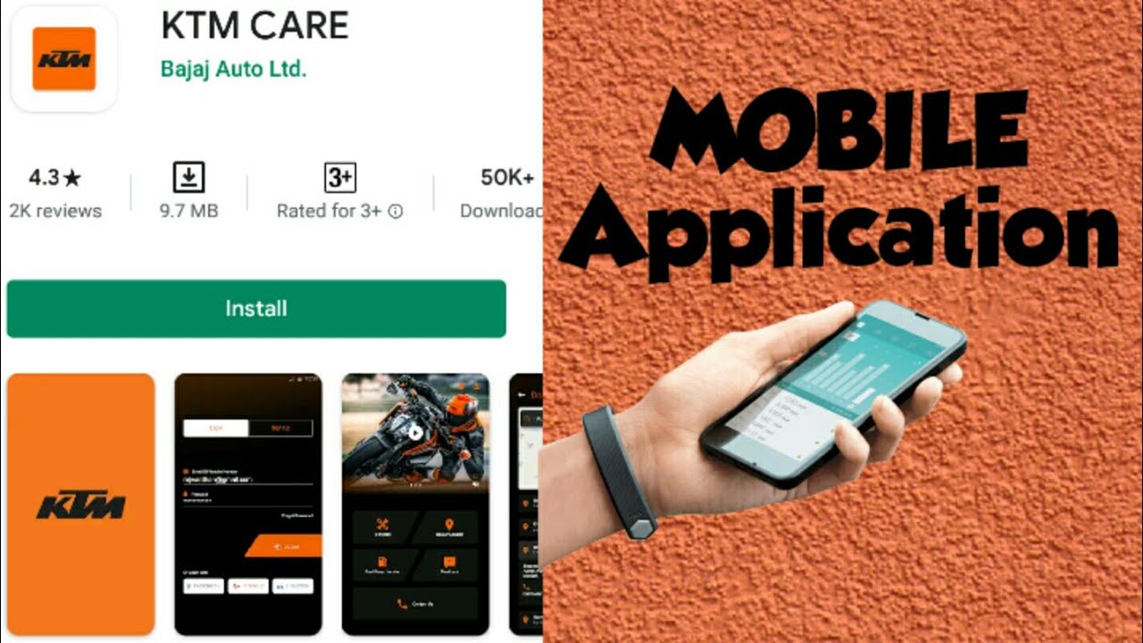 KTM Care Mobile Application - YouTube