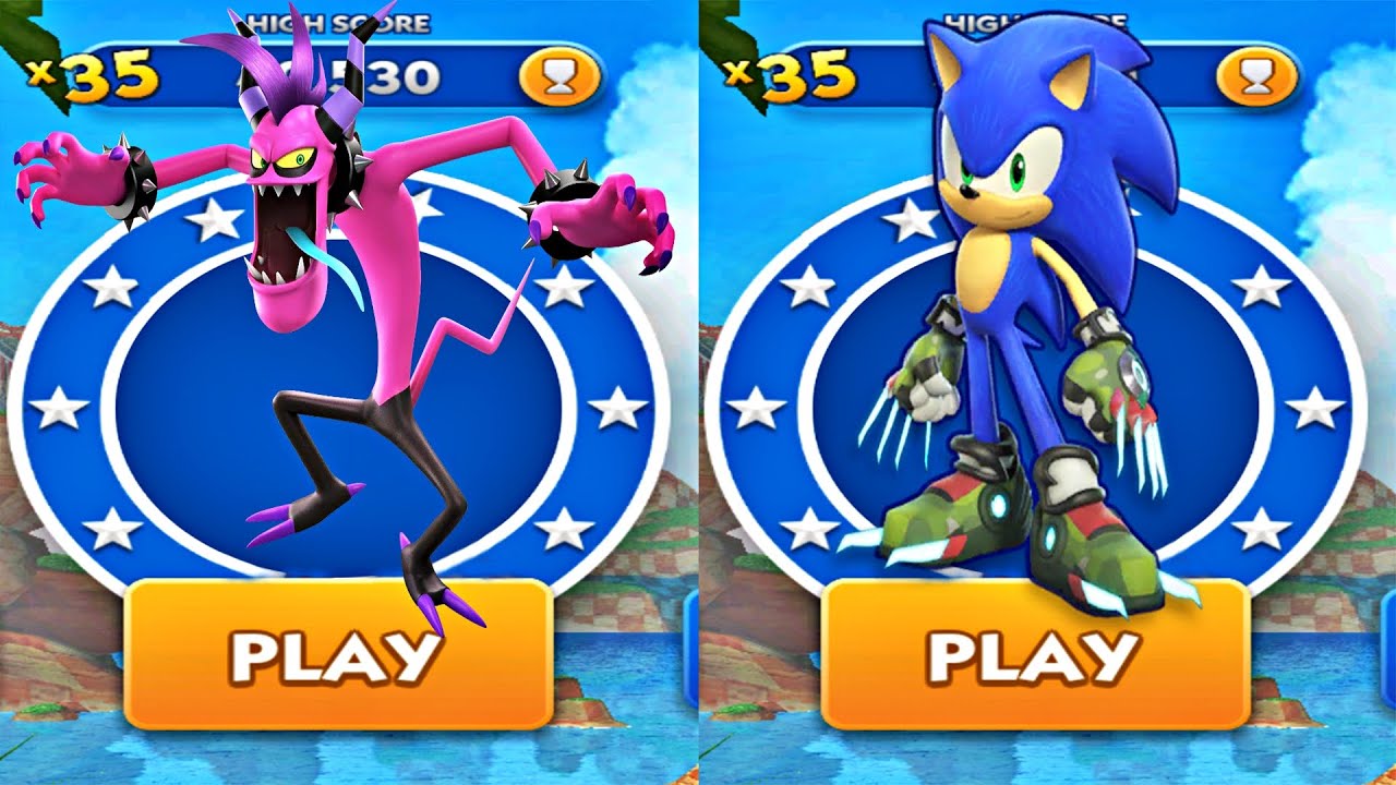 Sonic Dash - Boscage Maze Sonic New Sonic Prime Event Character vs Zazz ...