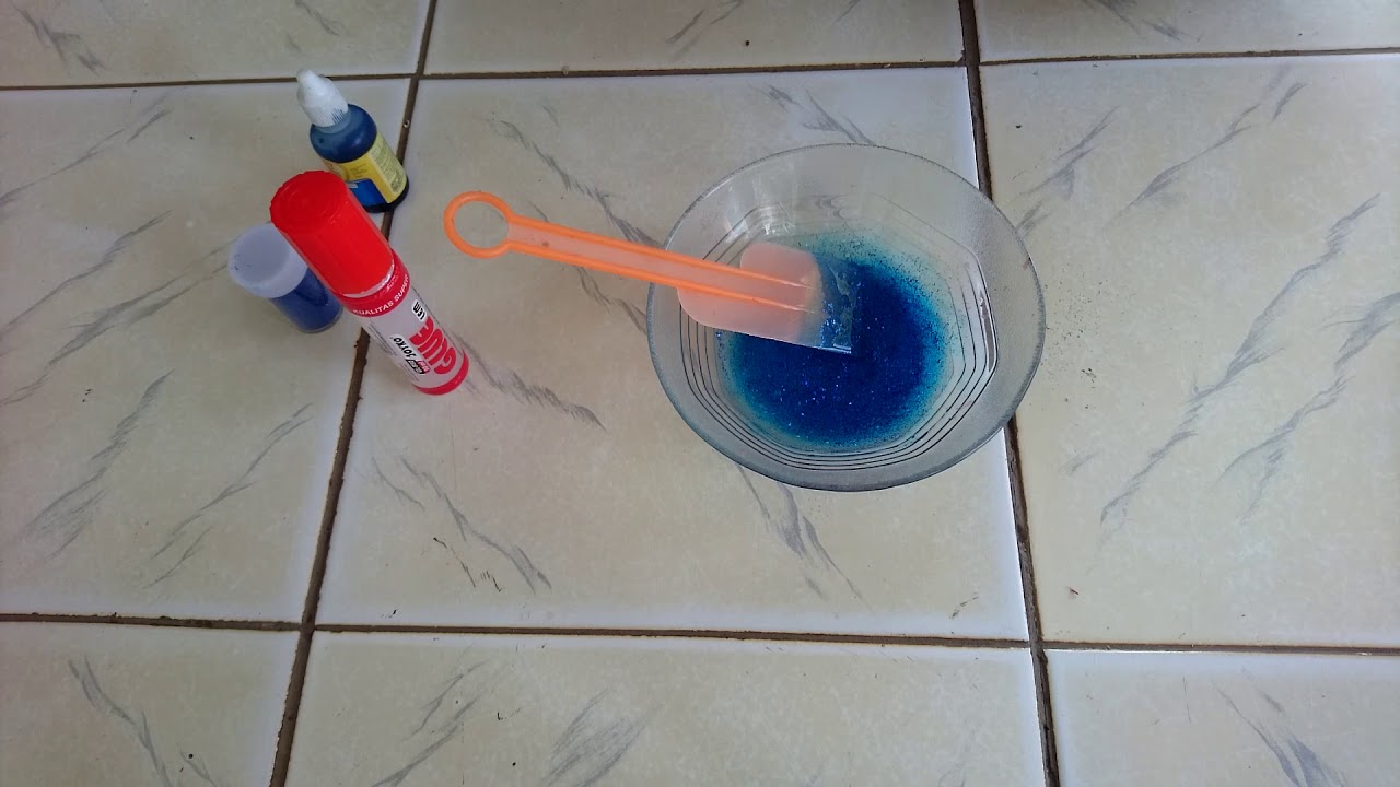 Tutorial slime frozen(Queen elsa) - YouTube