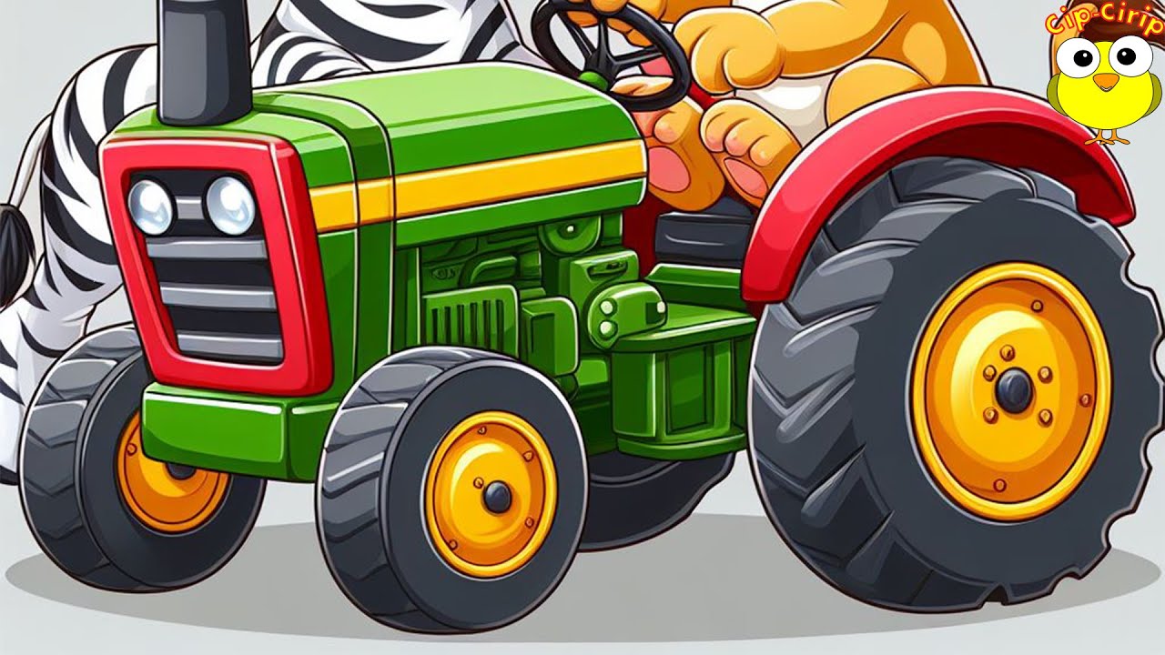 Tractorasul este gata toata munca ca s-o faca - Cantece pentru copii ...