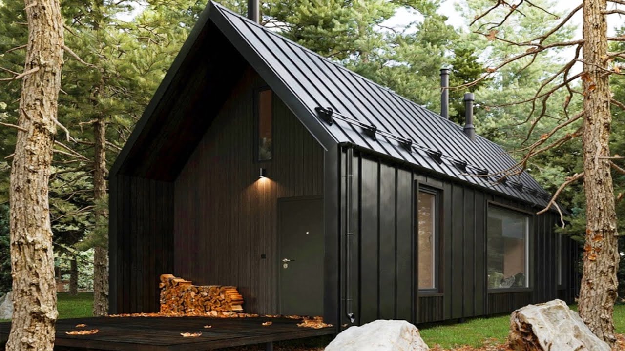 The Nicest Barn-style Tiny House with Floor Plan - YouTube