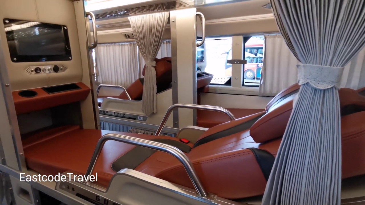 Vietnamese modern sleeper bus - YouTube