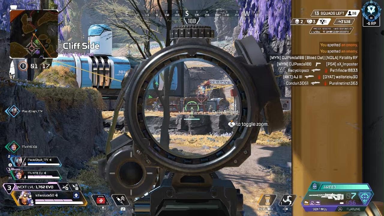 Apex Legends 9 Man team in ranked - YouTube