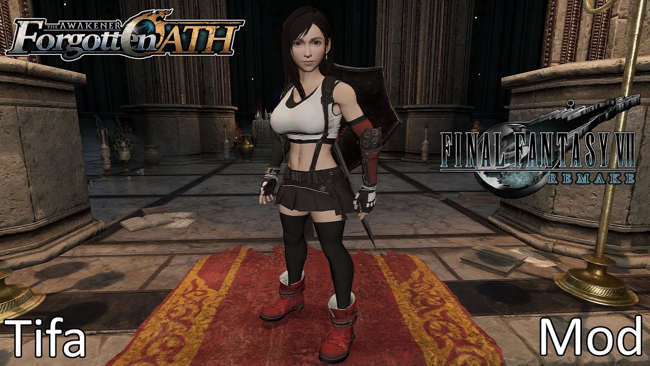 The Awakener Forgotten Oath Final Fantasy 7 Remake Tifa Mod - YouTube