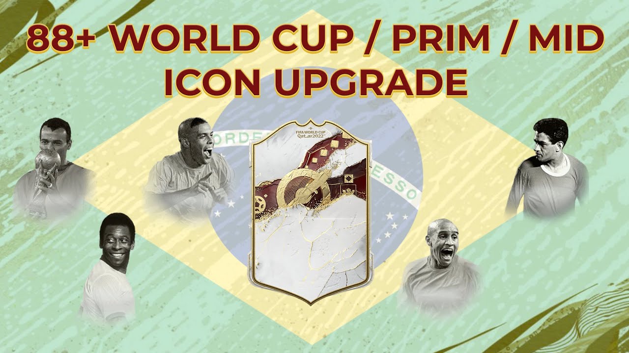 INSANE 88+ WORLD CUP / PRIME / MID ICON UPGRADE!!! - YouTube