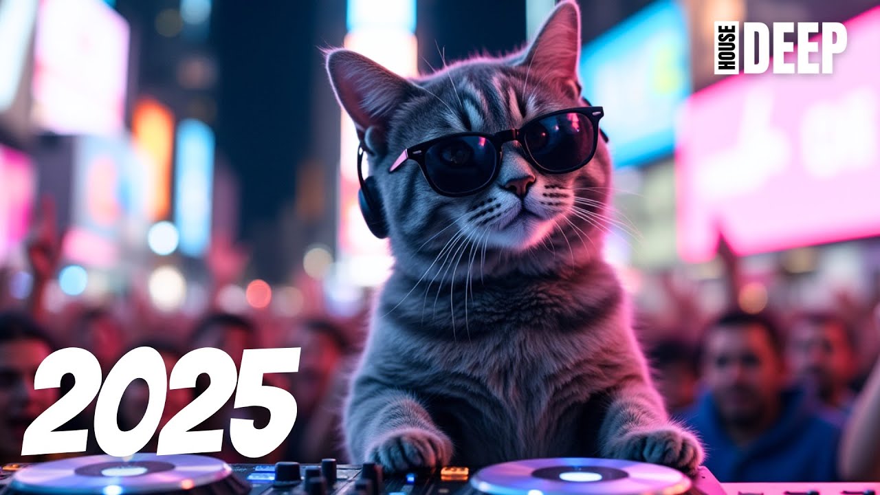 Cat DJ & Funniest Pets | House Deep Mix - YouTube