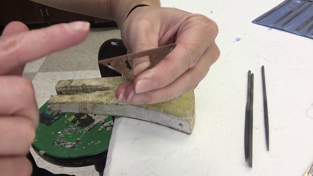 Filing Metal - Jewelry - YouTube