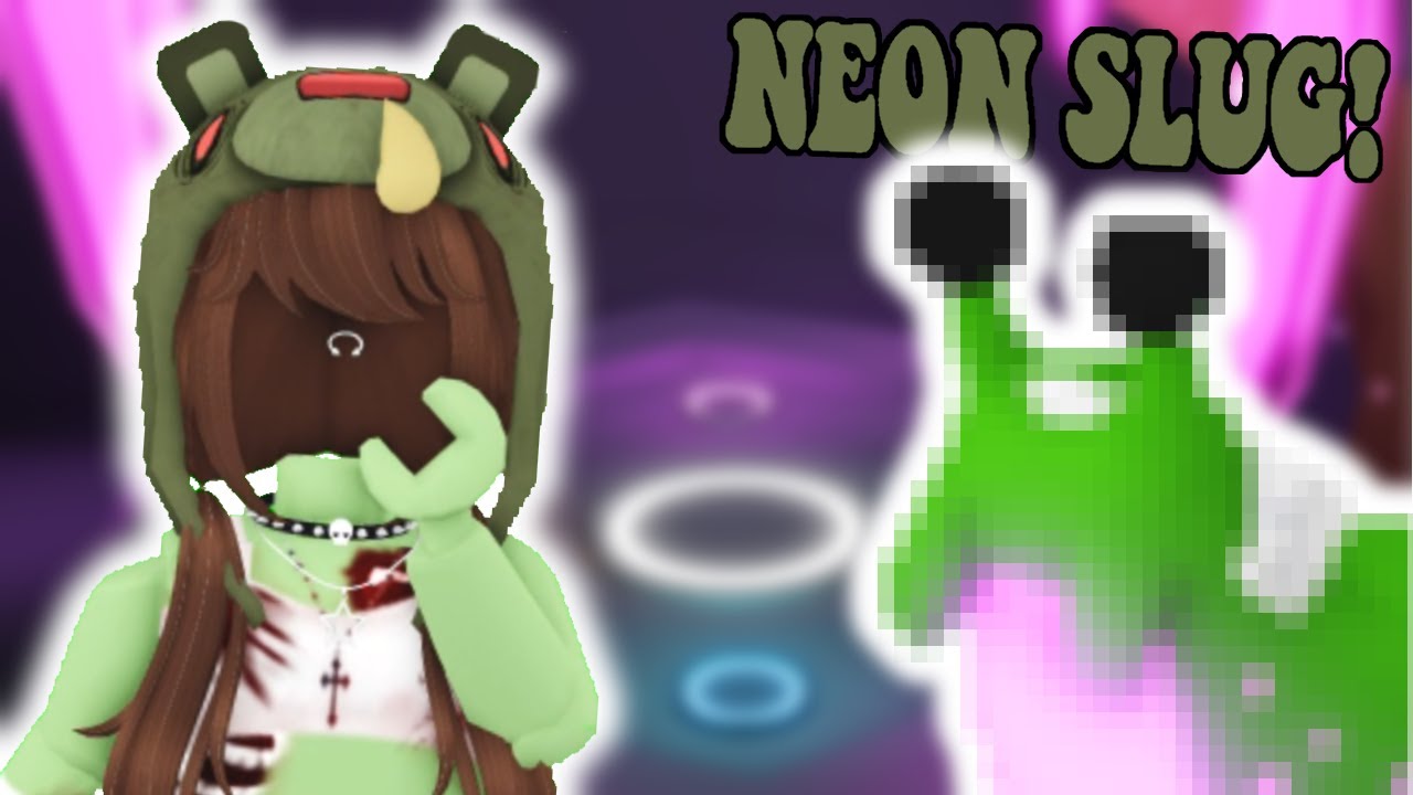 Neon Slug! | Roblox Adopt Me Halloween Update 2022 | Riivv3r - YouTube