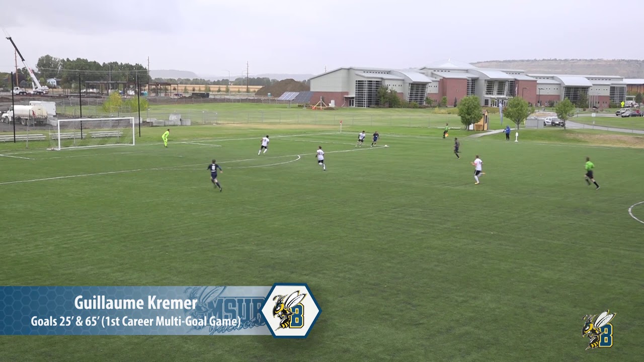 MSUB Men's Soccer Guillaume Kremer Goal 0921 - YouTube