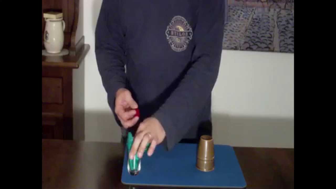 Chop Cup Easy Routine - YouTube