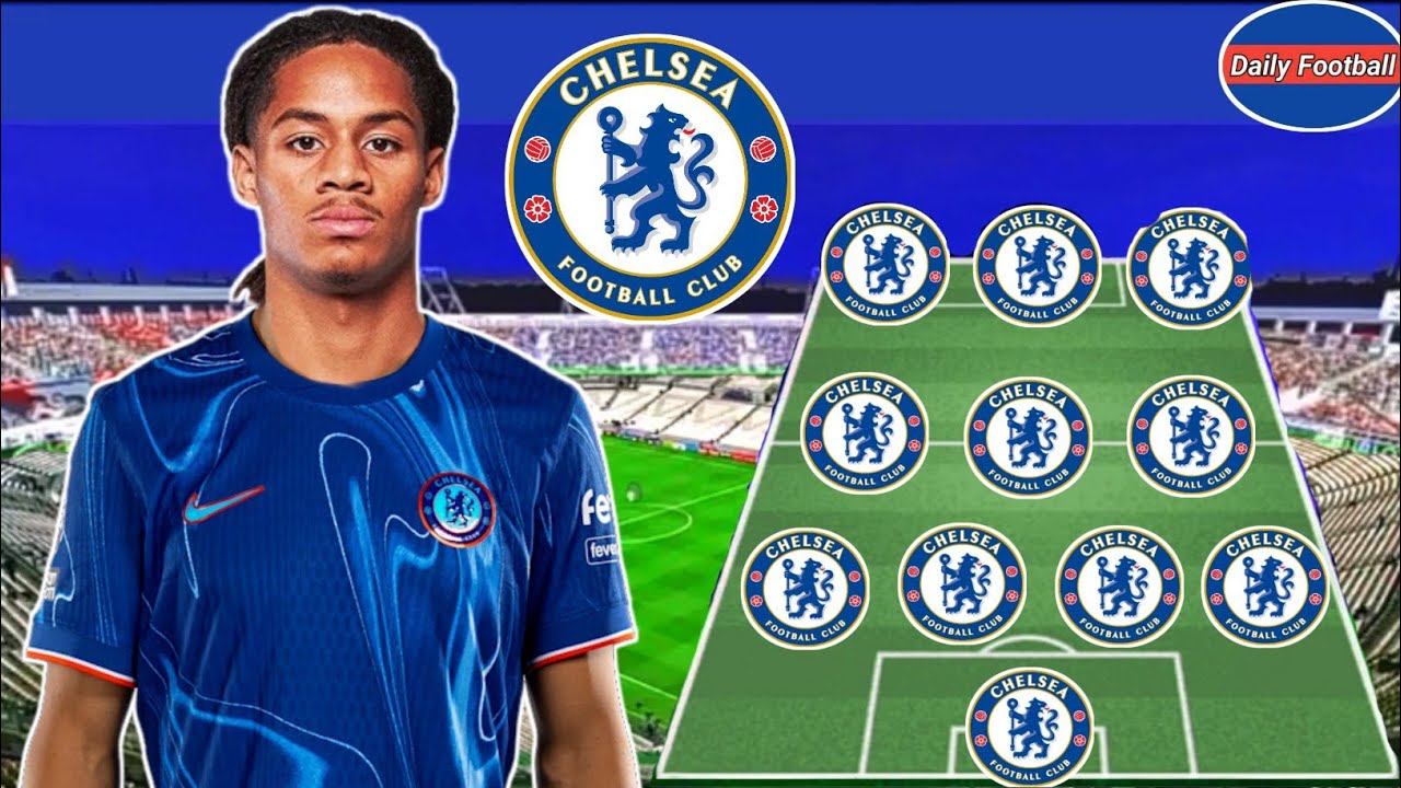 Mathis Amougou Welcome To Chelsea 😱 Chelsea's Potential Lineup With ...