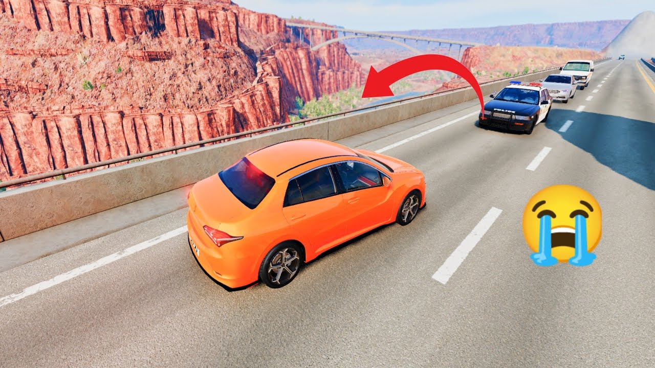 Cars vs Switchback Road Challenge in BeamNG Drive ! - YouTube